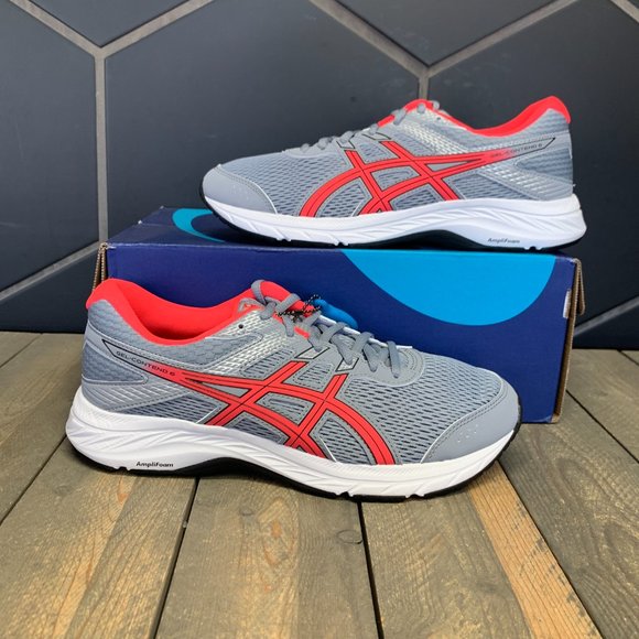 Asics | Shoes | New W Box Womens Asics Gel Contend 6 Wide Grey Pink ...